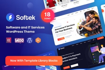 Softek - Software & IT Solutions WordPress Theme 4.0